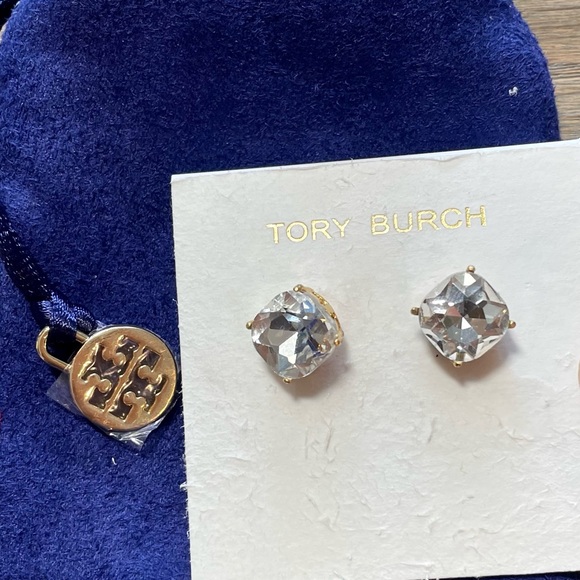 Tory Burch | Jewelry | New Tory Burch Swarovski Crystal Large Stud ...